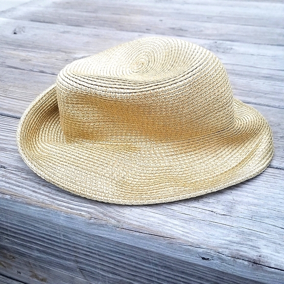 David Cohen | Accessories | David Cohen Gold Shimmer Crushable Bucket ...